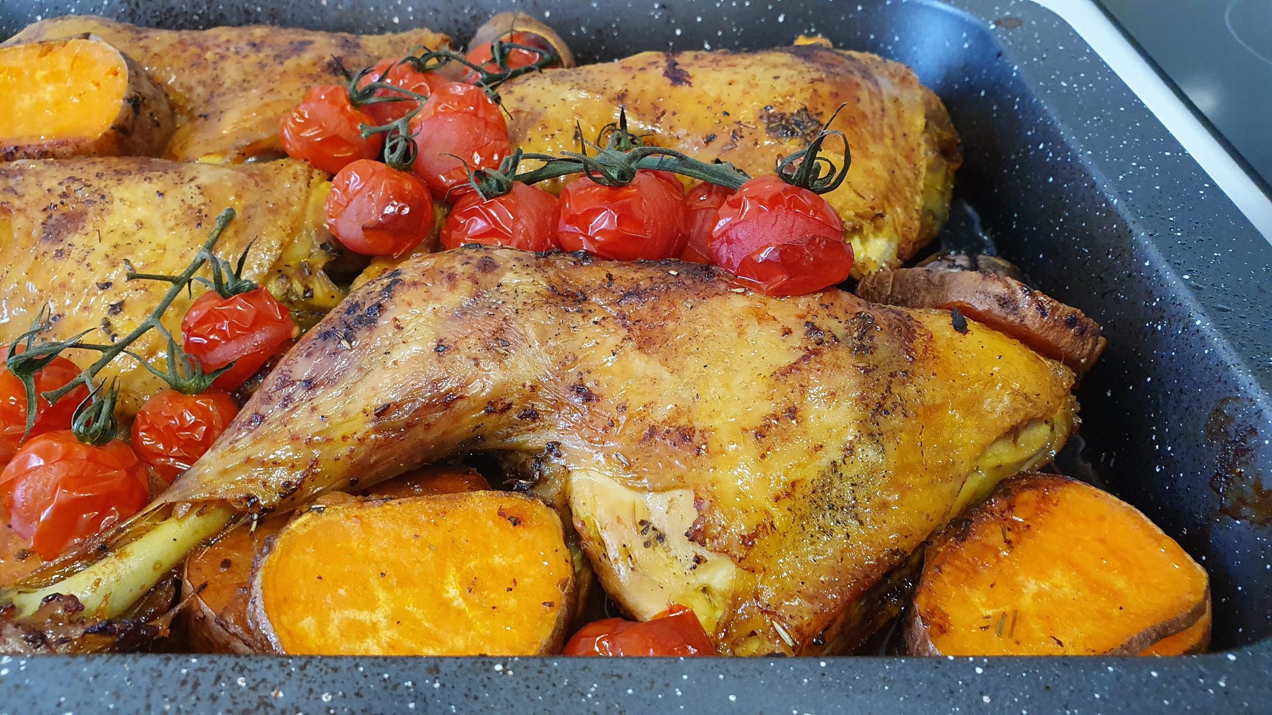 Pollo asado estilo Provenza - OK COCINA